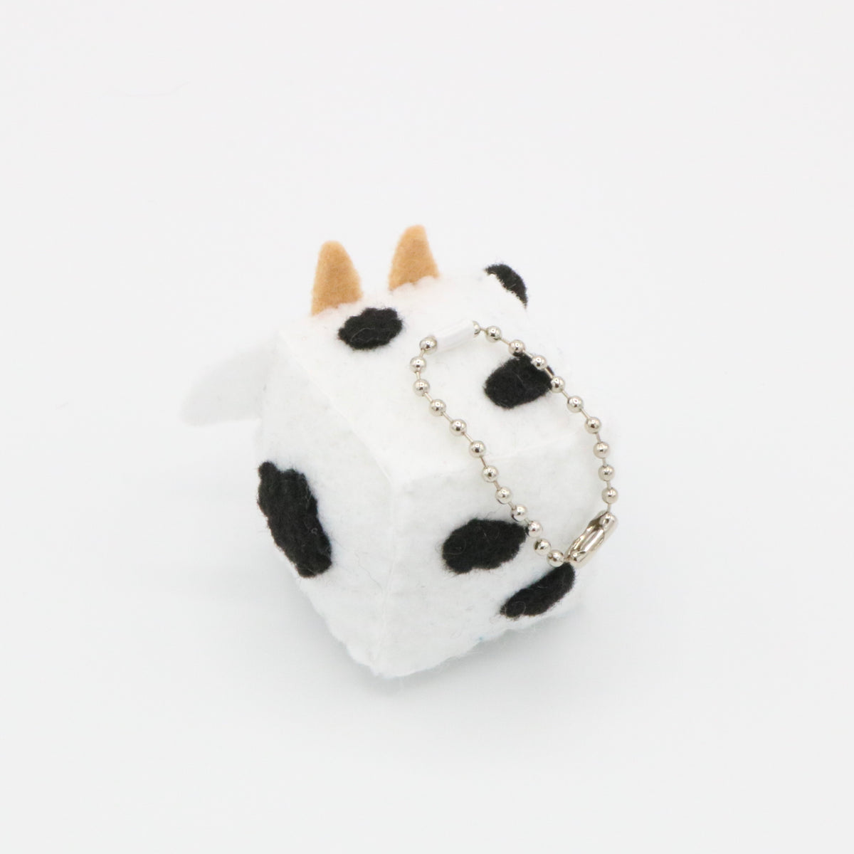 Felt Cube Cow Plush Keychain – ARplush